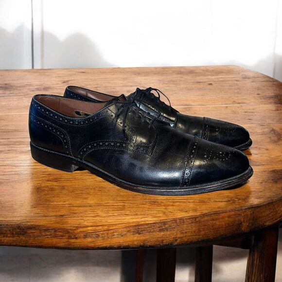 Allen Edmonds | Shoes | Allen Edmonds Mens 5 Black Sanford Leather ...
